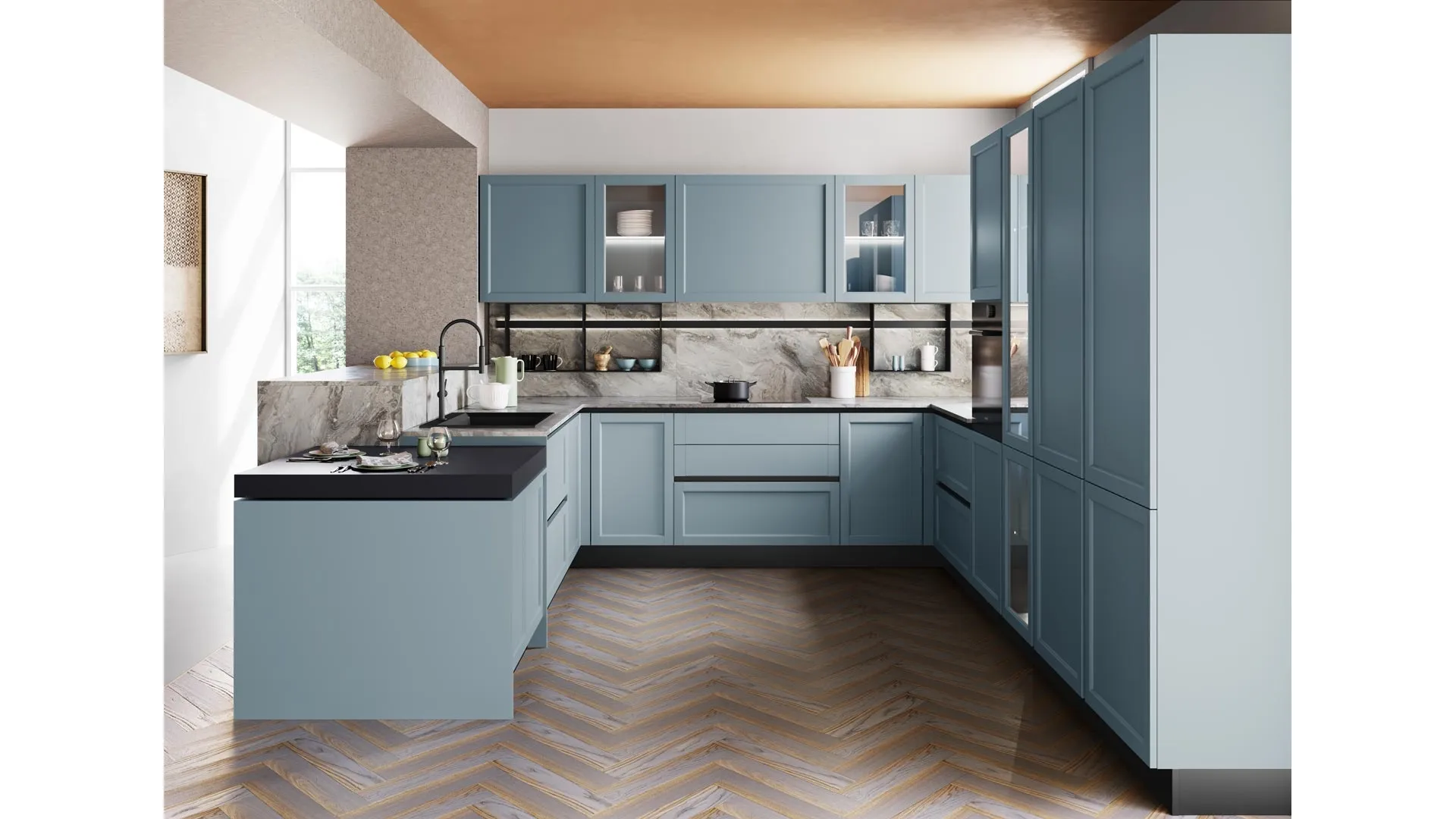 Cucina Classica Contempo 04 di Creo